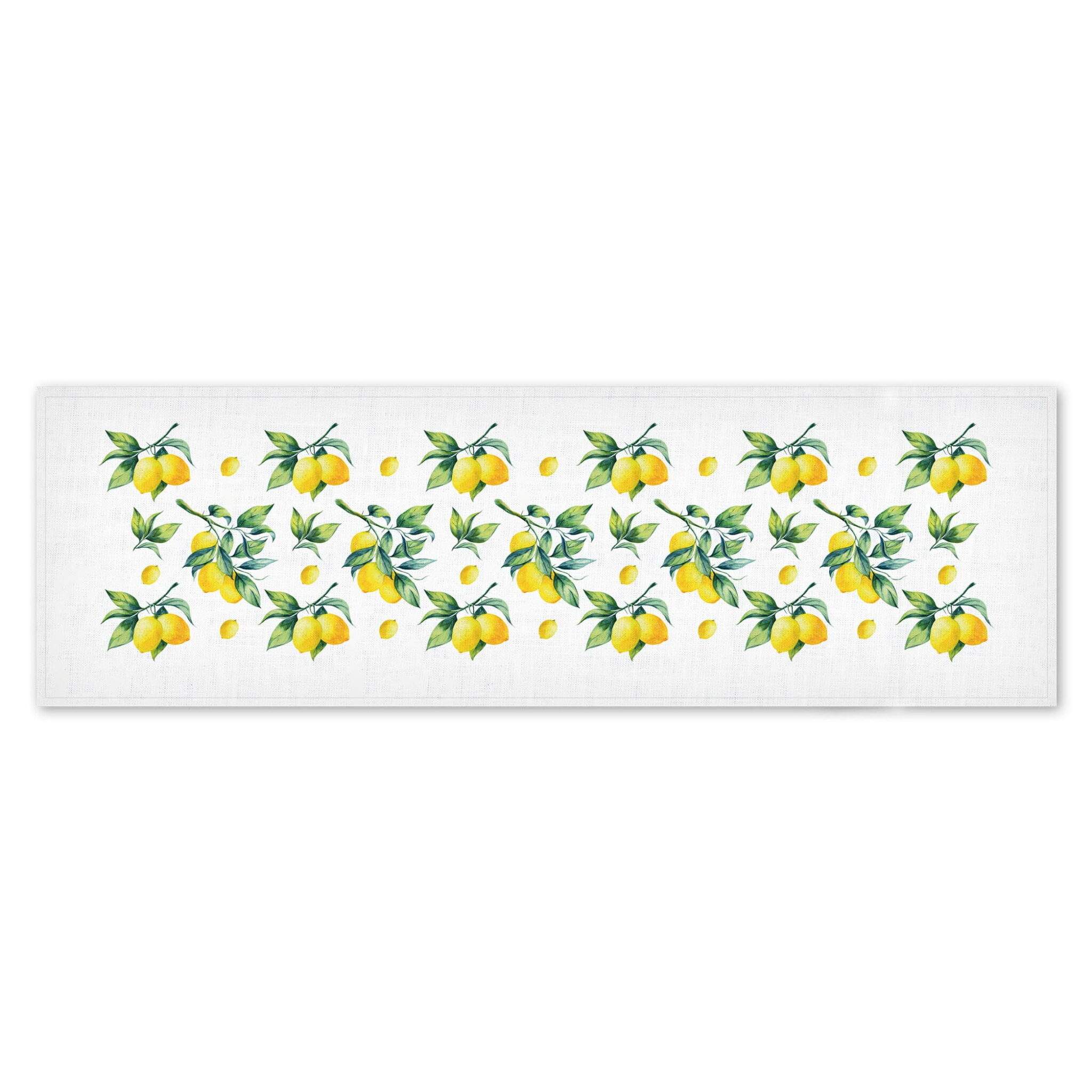 Table runner, Lemonade, 100% linen, custom length, linen table runner ...
